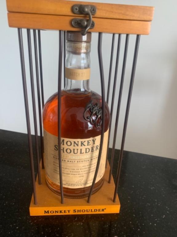 Monkey shoulder 1 litre with cage box limited, Food & Drinks, Beverages ...
