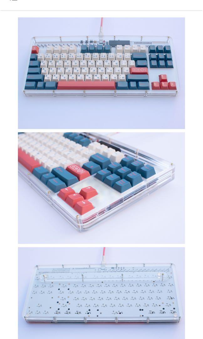 Mysterium DIY mechanical keyboard kit clear/ frosted/ white, Computers ...