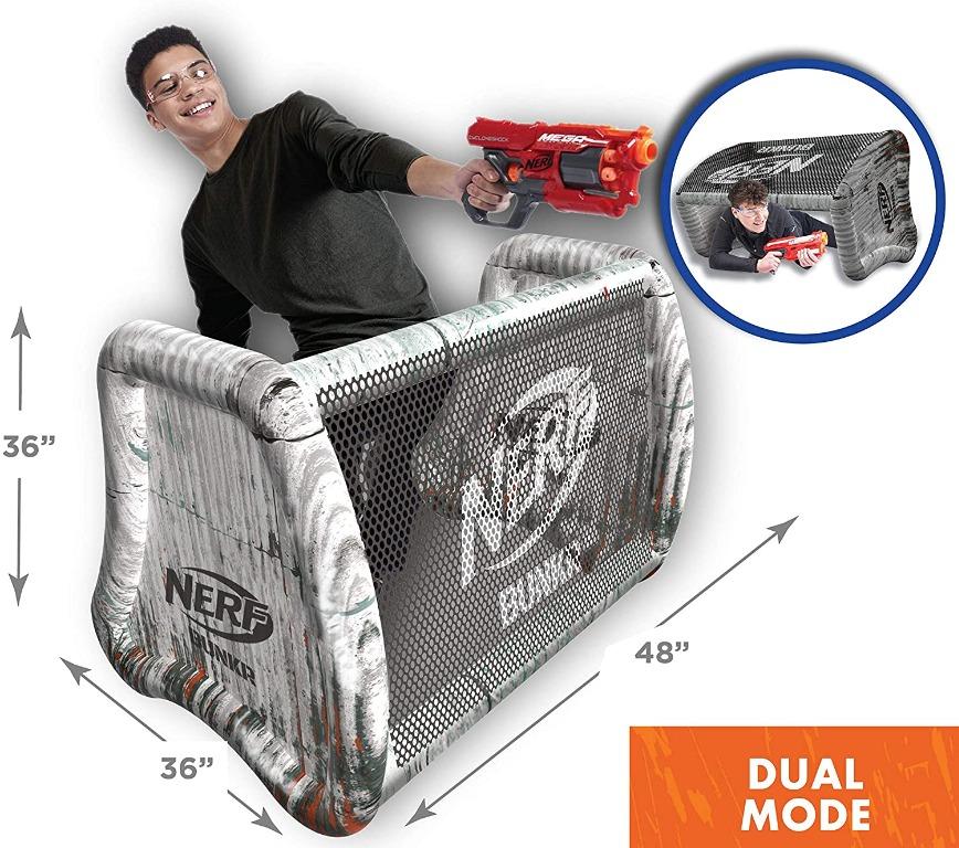 Nerf Bunkr Battlezone Stadium Pack - Ultimate Inflatable Battlefield ...