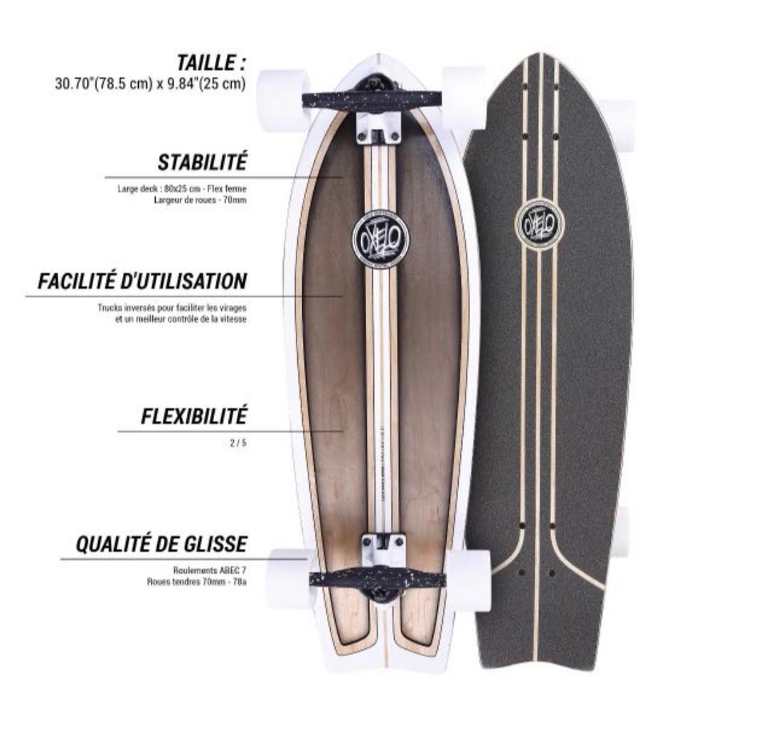 Oxelo Fish Classic Surf Longboard, Sports Equipment, Sports & Games ...
