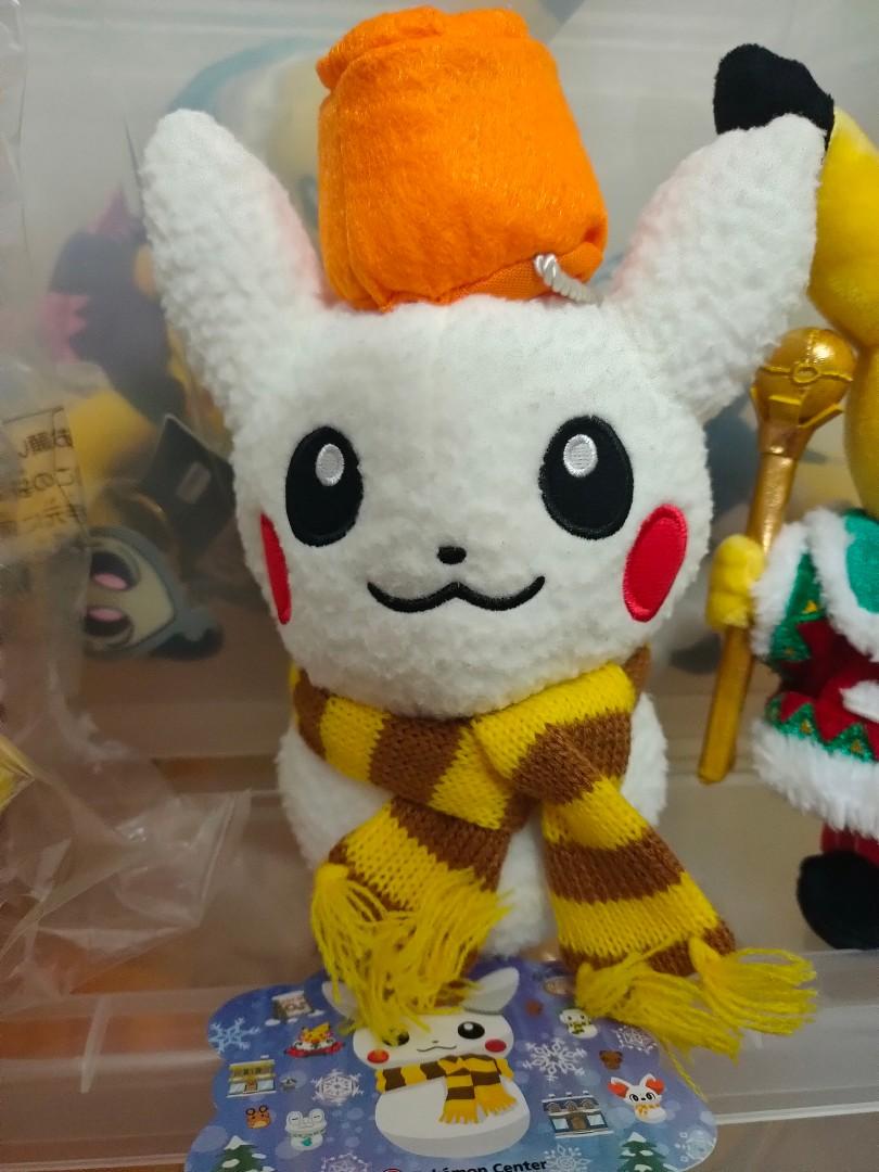 POKEMON CENTER CHRISTMAS/ SNOW SERIES PIKACHU PLUSH TOY, Hobbies & Toys ...