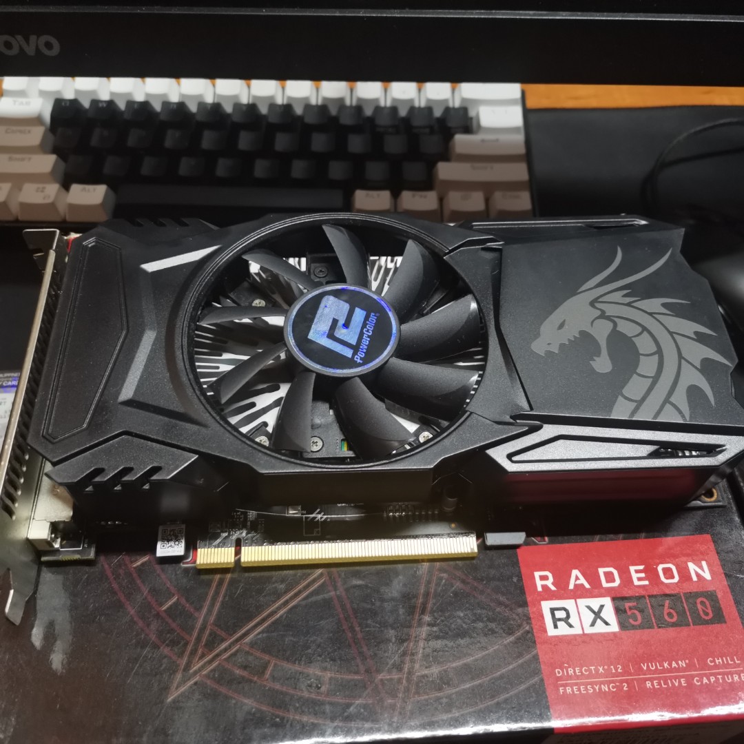 PowerColor RX560 4gb Red Dragon for SWAP, Computers & Tech, Parts ...
