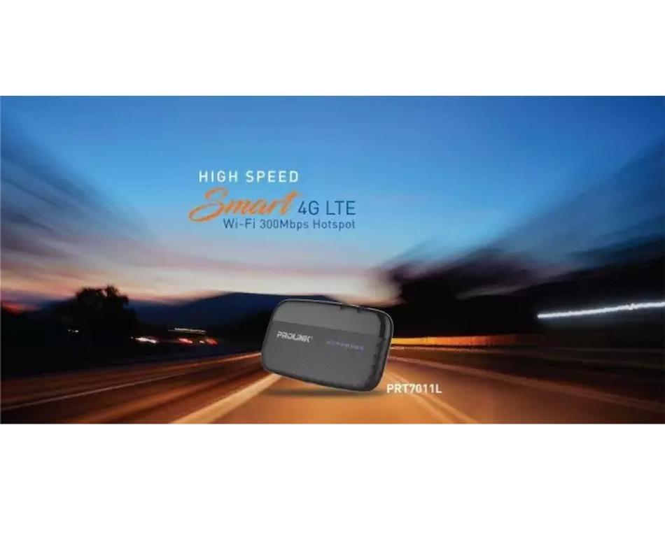 Prolink PRT7011L Smart 4G LTE Pocket WiFi 300Mbps Hotspot/ Travel ...