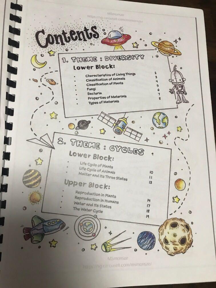 Psle science sketch notes, Hobbies & Toys, Books & Magazines ...