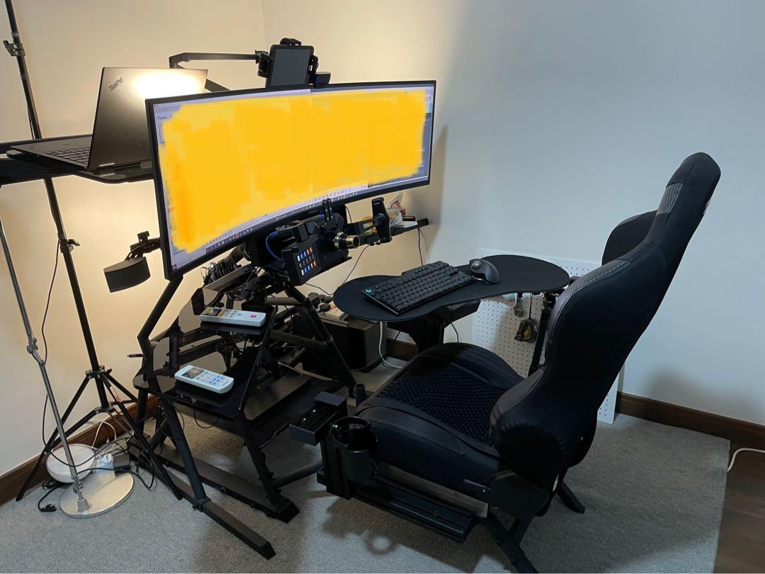 Race / Flight simulator rig + Home office setup | Obutto R3volution ...