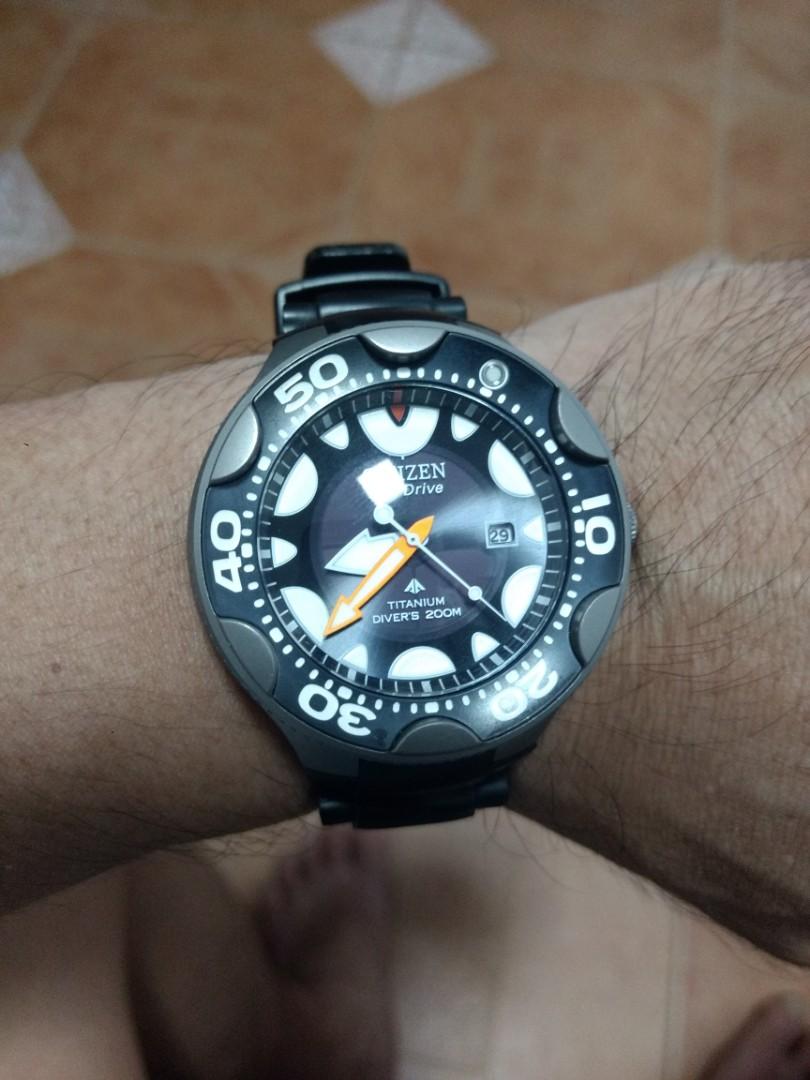 Rare Citizen titanium ORCA eco drive watch, Men's Fashion, Watches & Accessories, Watches on ...