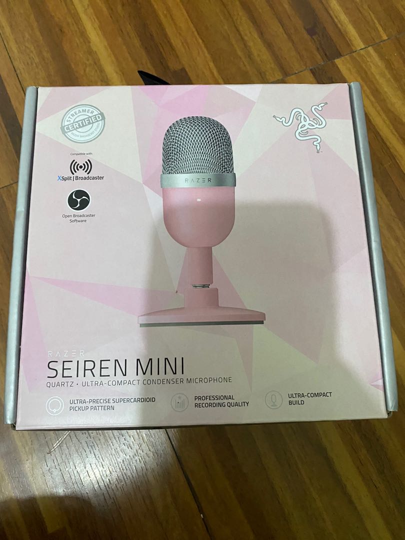 Razer Seiren Mini Pink, Audio, Microphones on Carousell