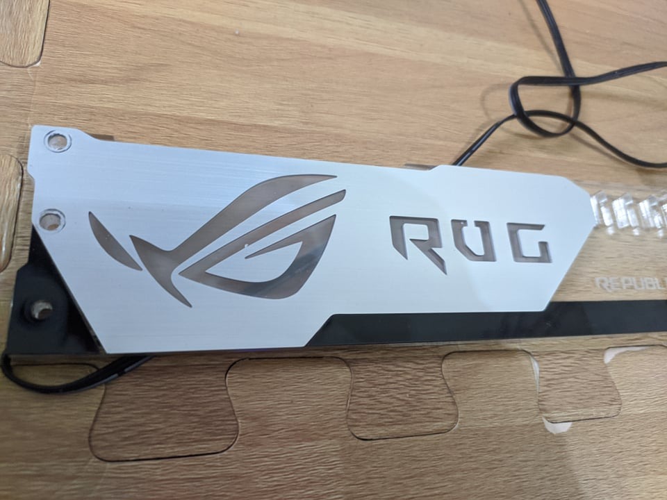 ROG GPU RGB Bracket holder, Computers & Tech, Parts & Accessories ...