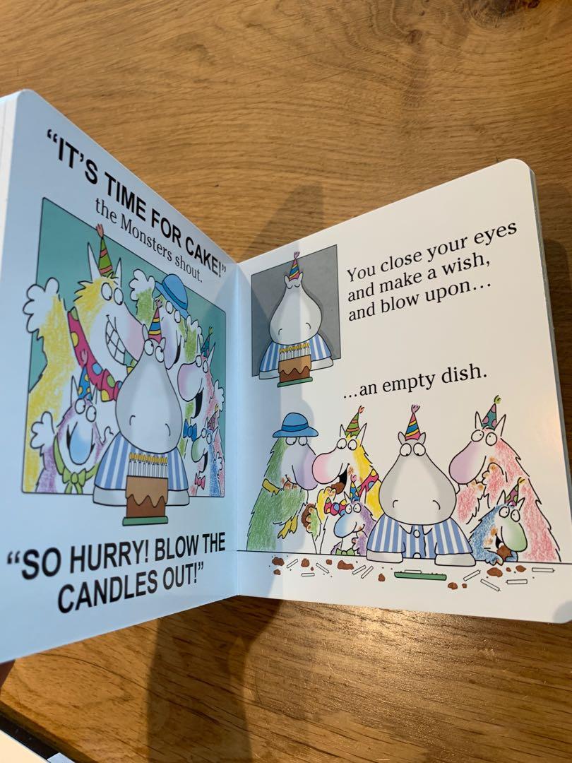 Sandra Boynton Birthday Monster Belly Button One Two Three, Hobbies ...