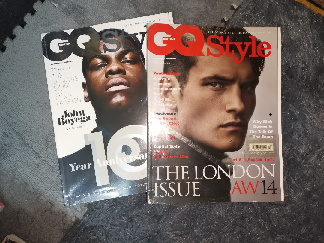 Set - British GQ Style Magazines, Hobbies & Toys, Books & Magazines ...