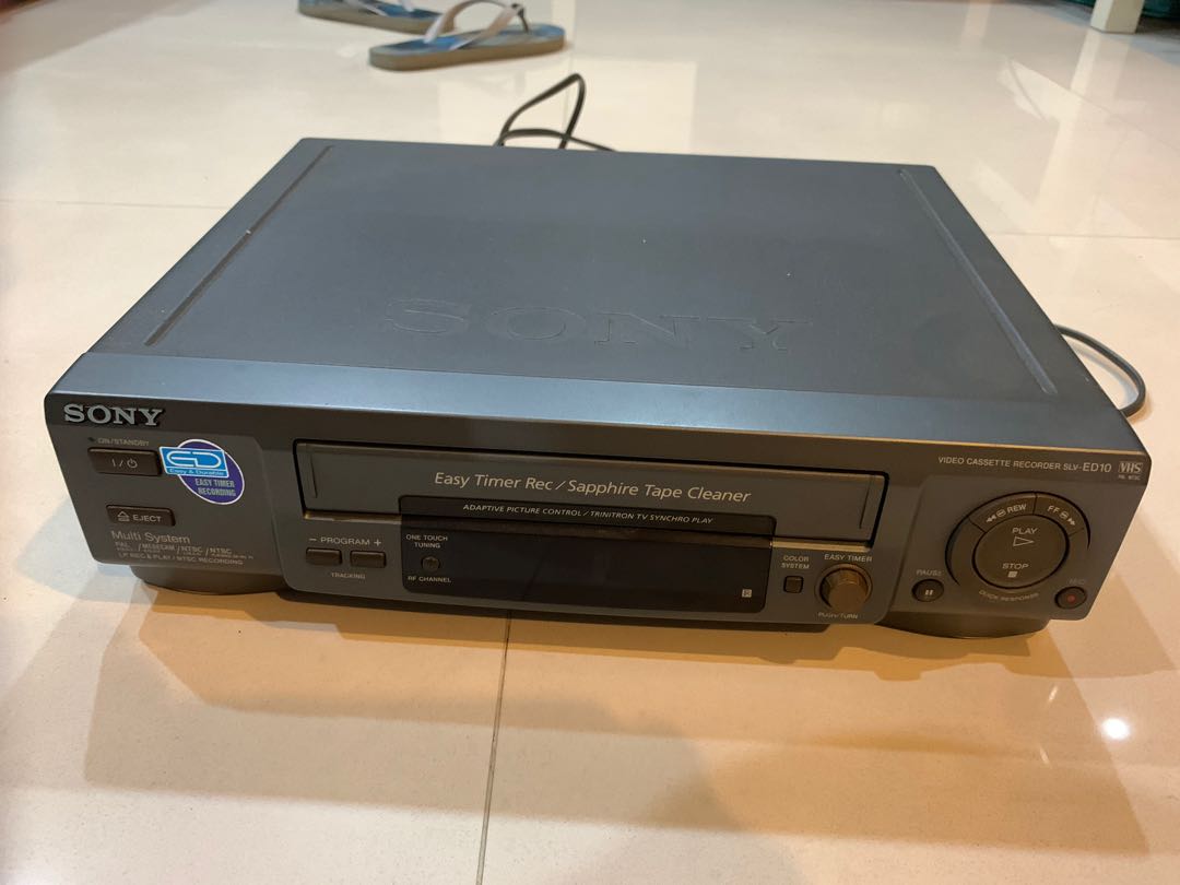 Sony SLV-ED10 VCR Player, TV & Home Appliances, TV & Entertainment, Blu ...