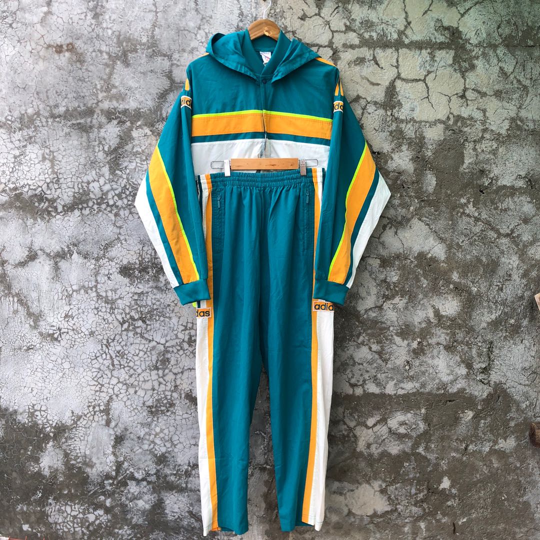 Vintage adidas Over all, Luxury, Apparel on Carousell