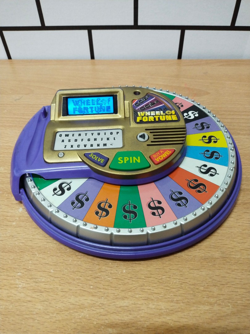Wheel Of Fortune Electronic Tabletop Games, Video Gaming, Gaming ...