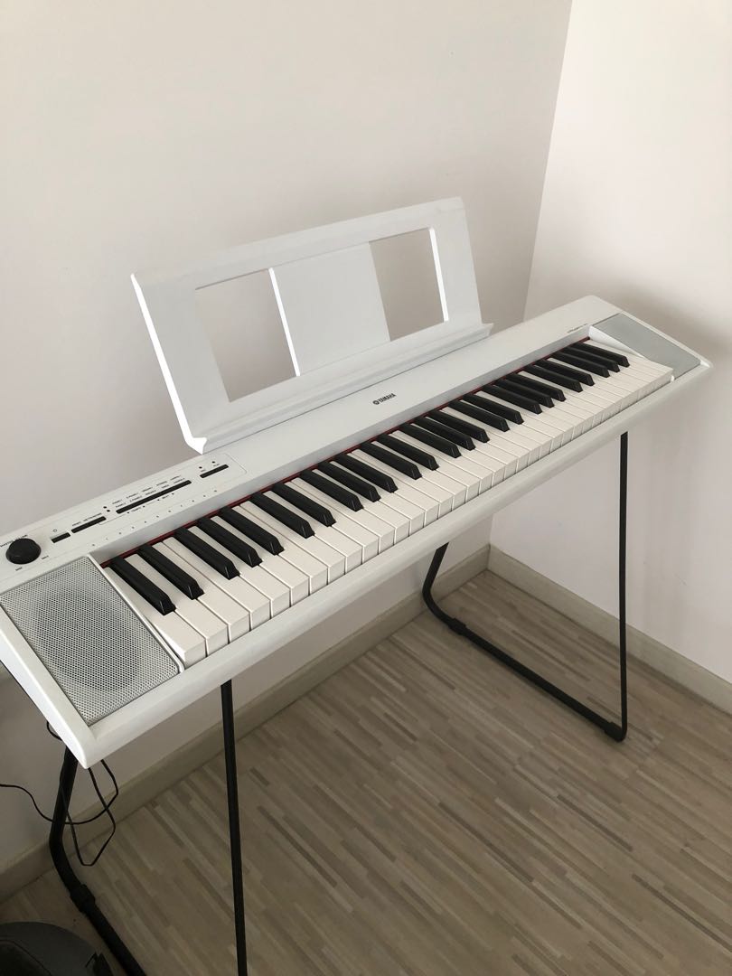 Yamaha Keyboard NP-12 Piaggero Digital Piano 61 Key with Stand, Hobbies & Toys, Music & Media ...