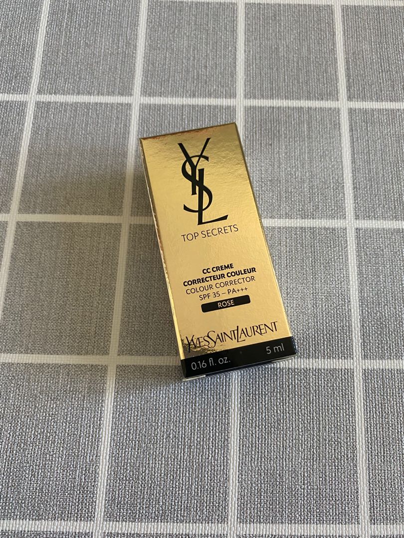 YSL CC Cream SPF 35/PA+++ Rose colour (sample), 美容＆個人護理, 健康及美容 - 皮膚護理, 化妝品 - Carousell