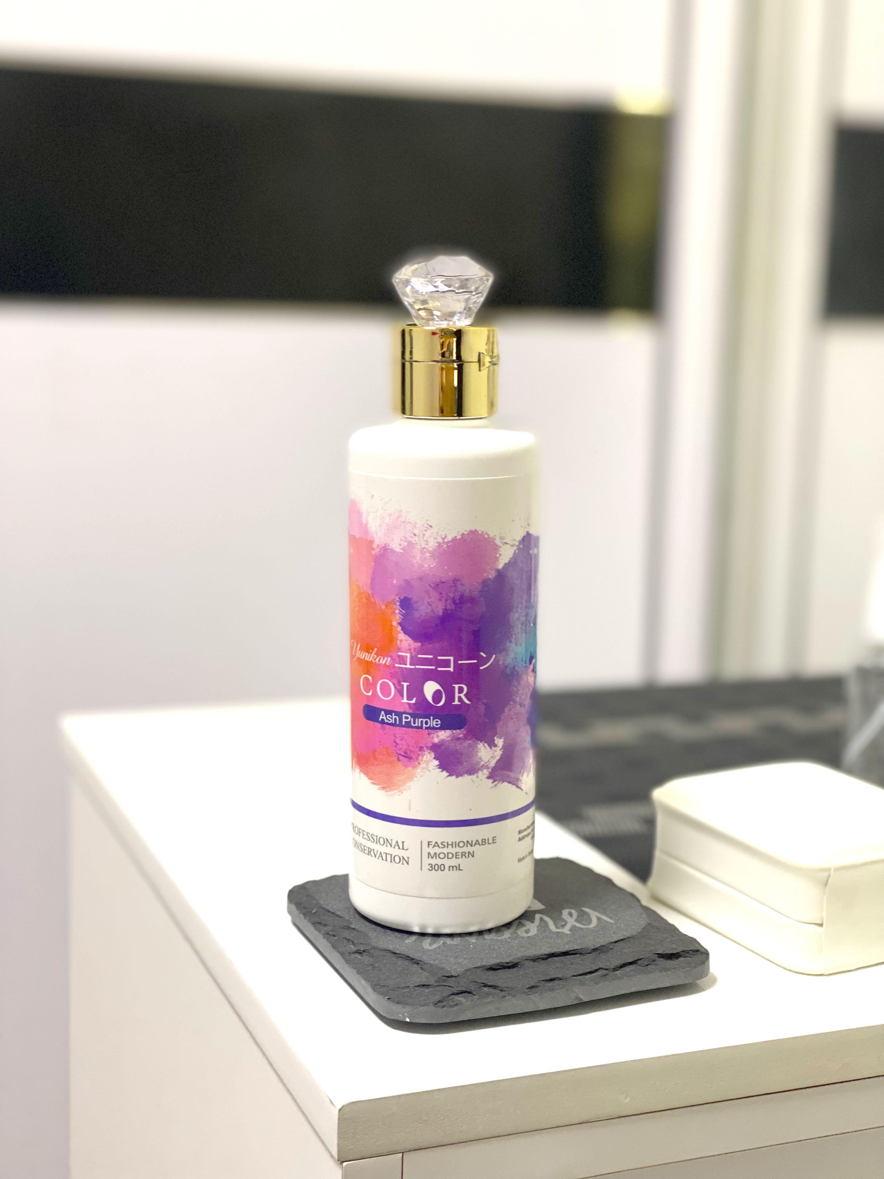 Yunikon Ash Purple Shampoo, Beauty & Personal Care, Hair on Carousell