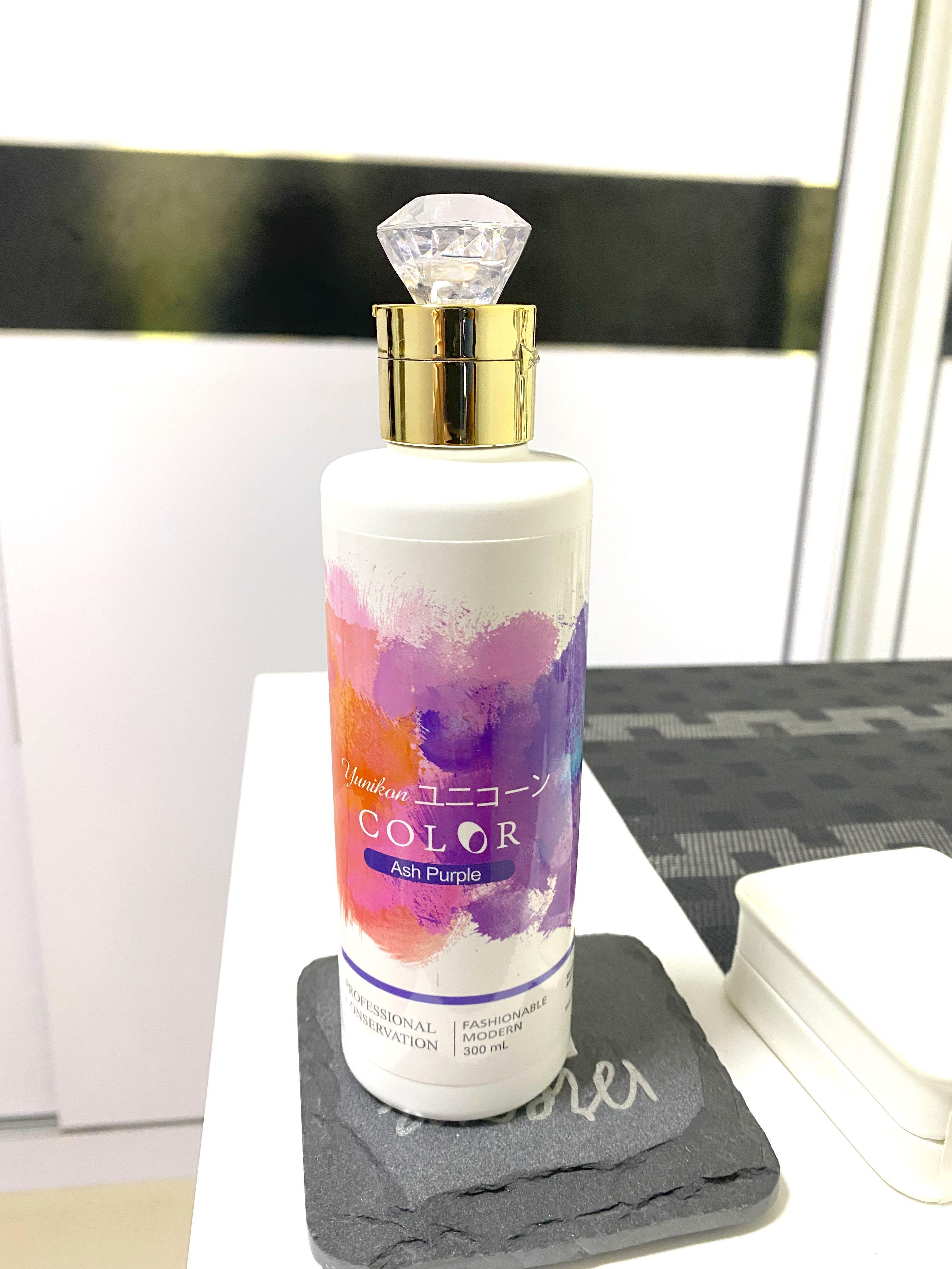 Yunikon Ash Purple Shampoo, Beauty & Personal Care, Hair on Carousell