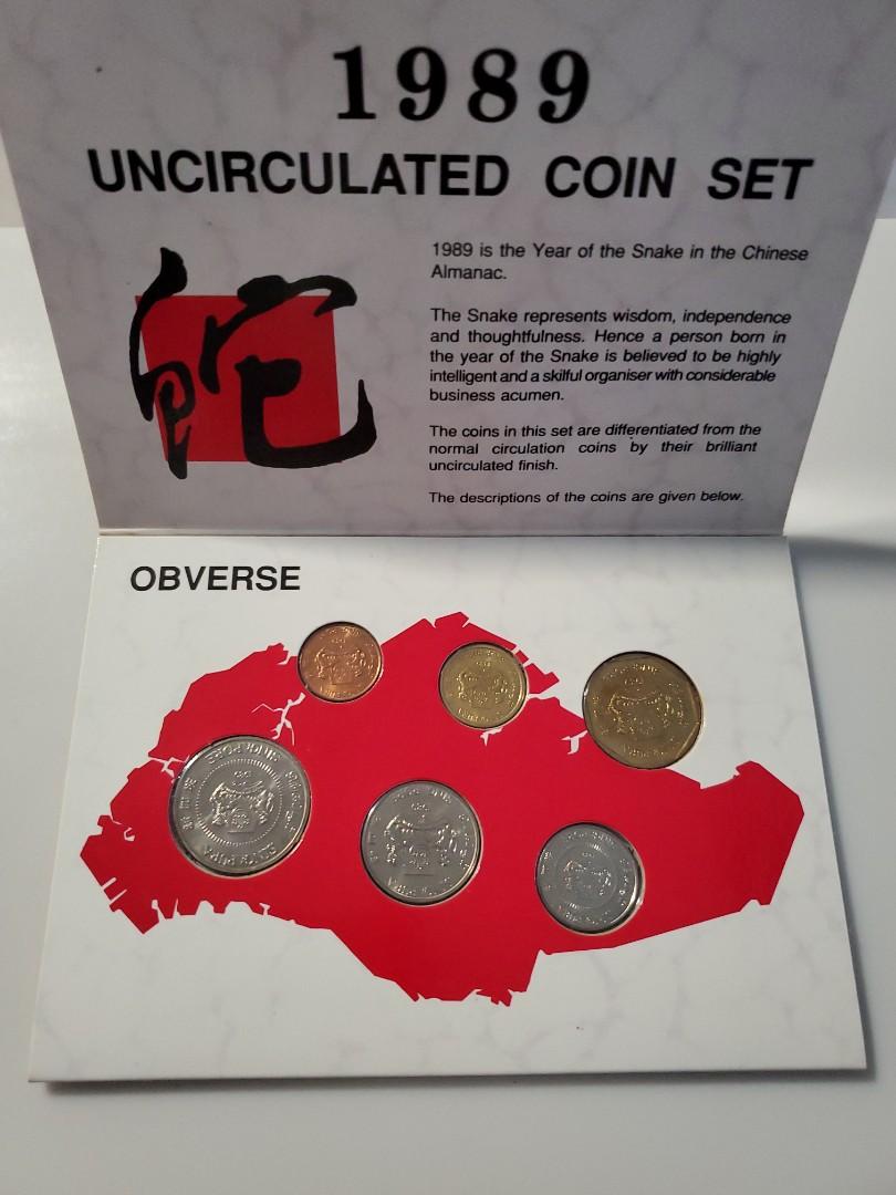 1989 Uncirculated Coin Set, Hobbies & Toys, Memorabilia & Collectibles ...