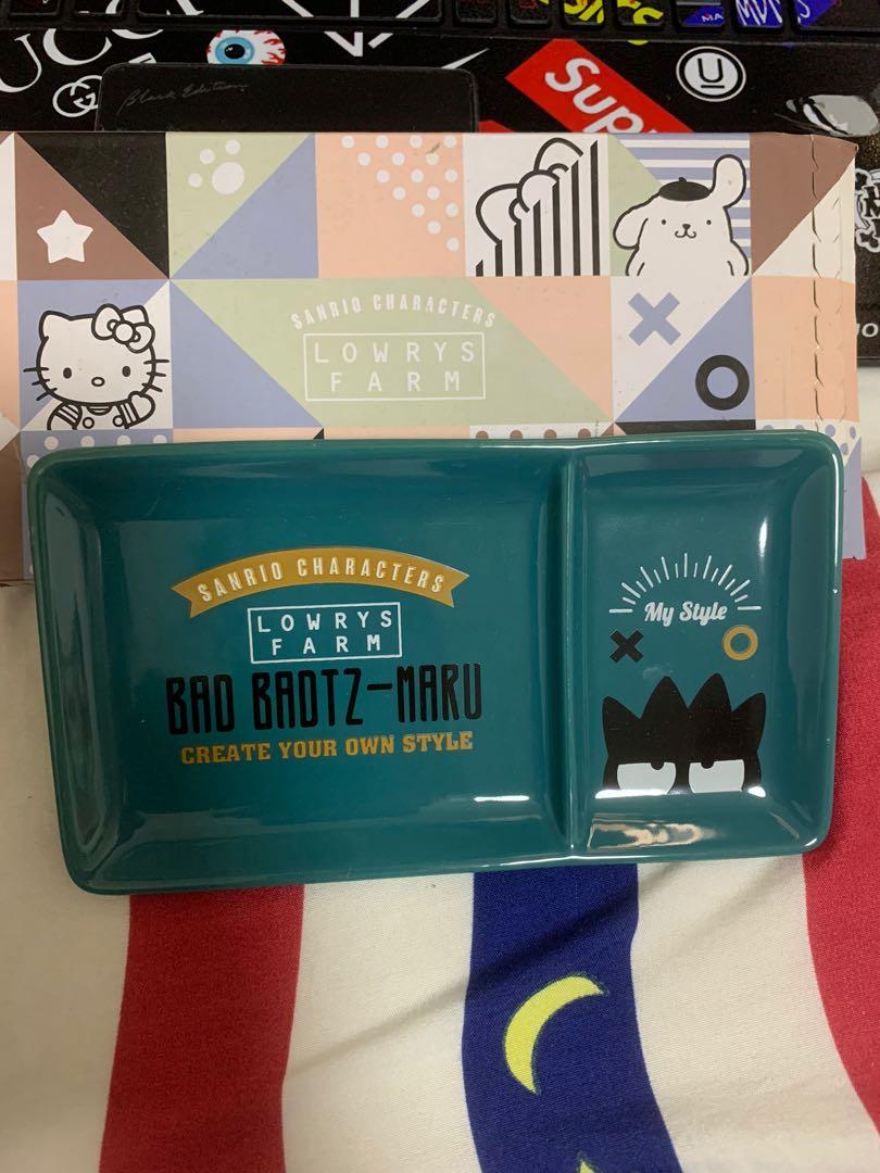 711 Sanrio characters x Lowrys Farm 陶瓷碟 Bad Badtz-Maru (XO), 傢俬＆家居, 廚具和 ...