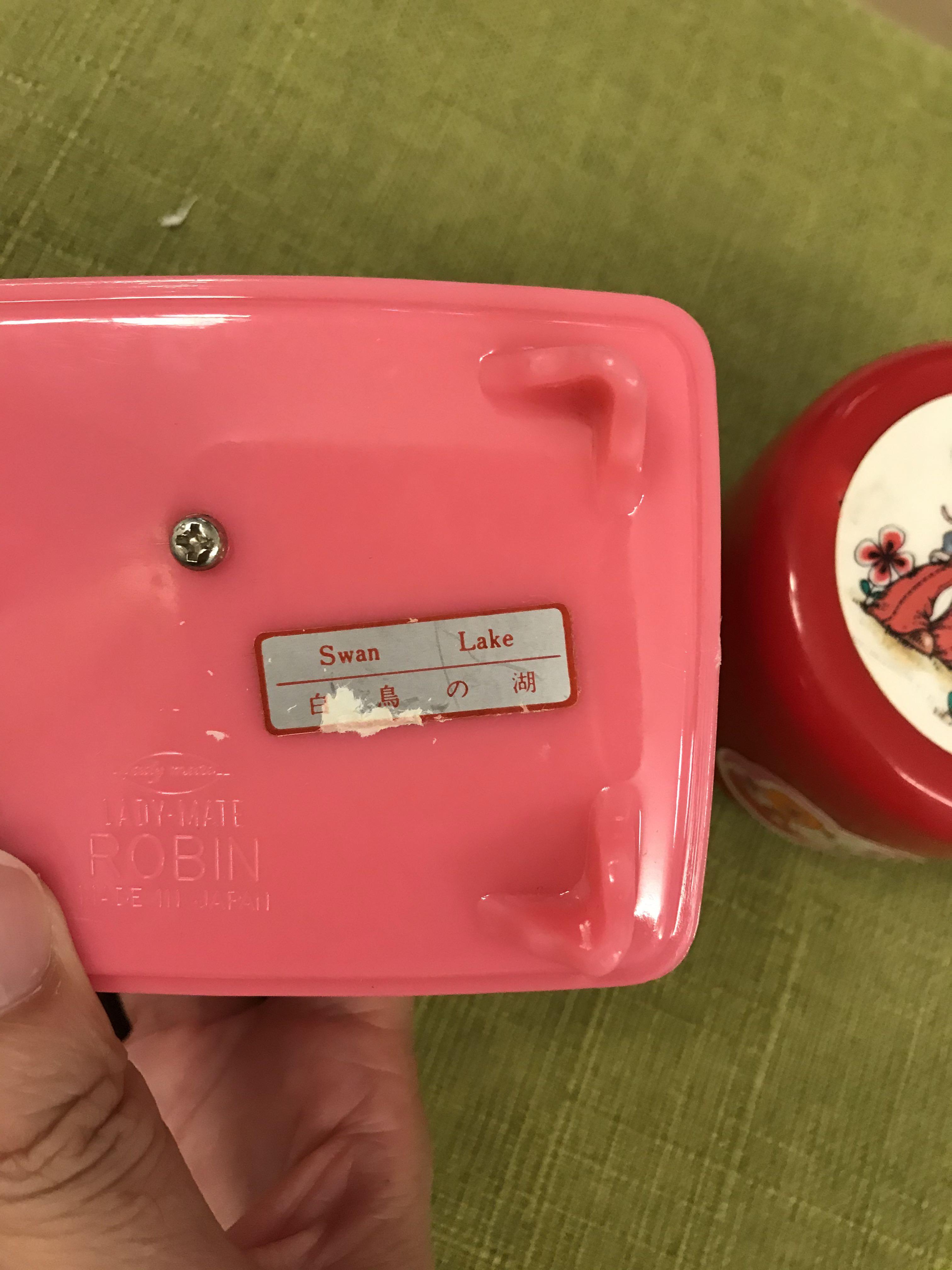 80年代 懷舊 日本 昭和 古董 Japan ladymate Lady mate musical box Vintage 上鏈音樂盒, 興趣 ...