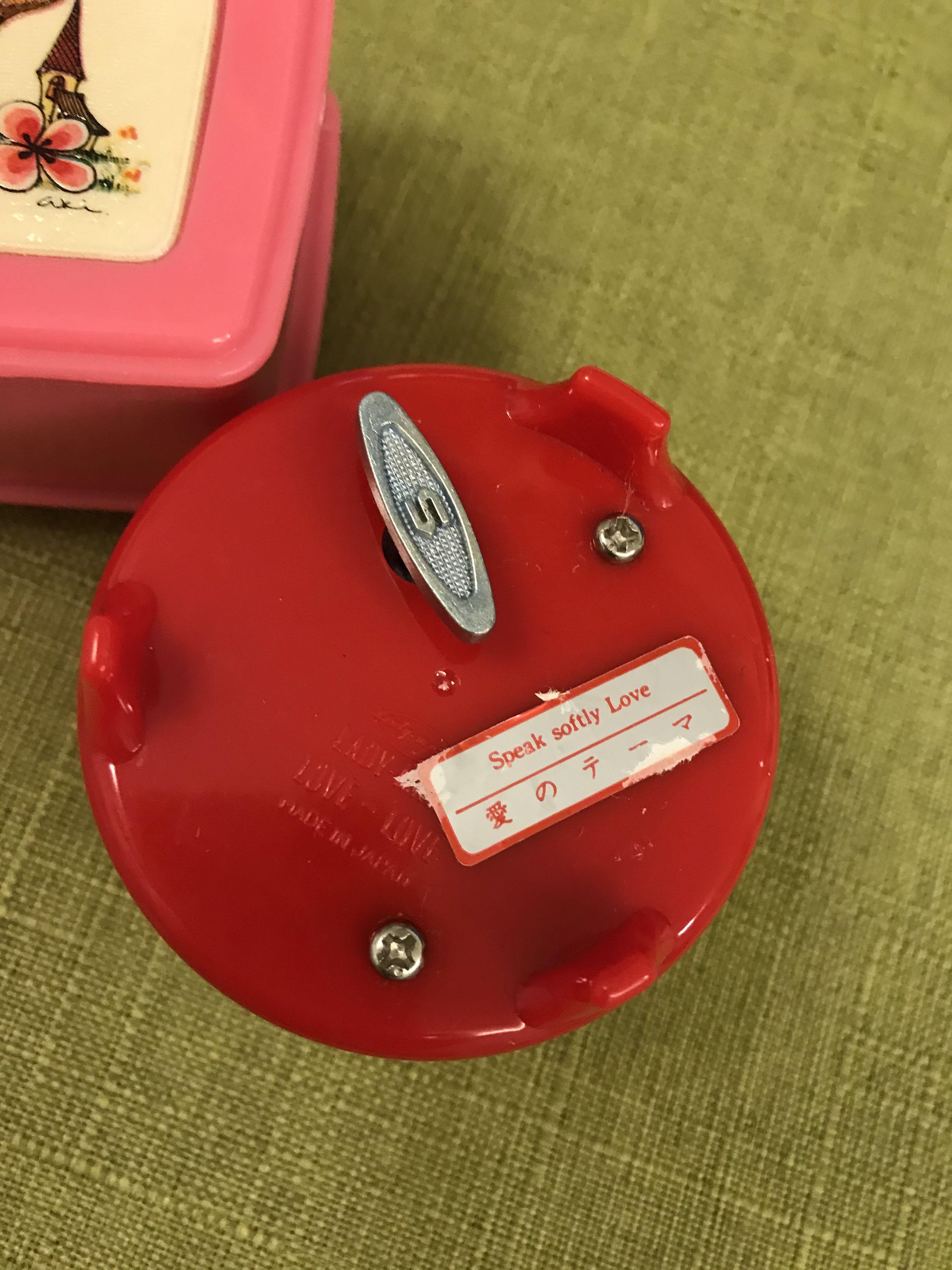 80年代 懷舊 日本 昭和 古董 Japan ladymate Lady mate musical box Vintage 上鏈音樂盒, 興趣 ...
