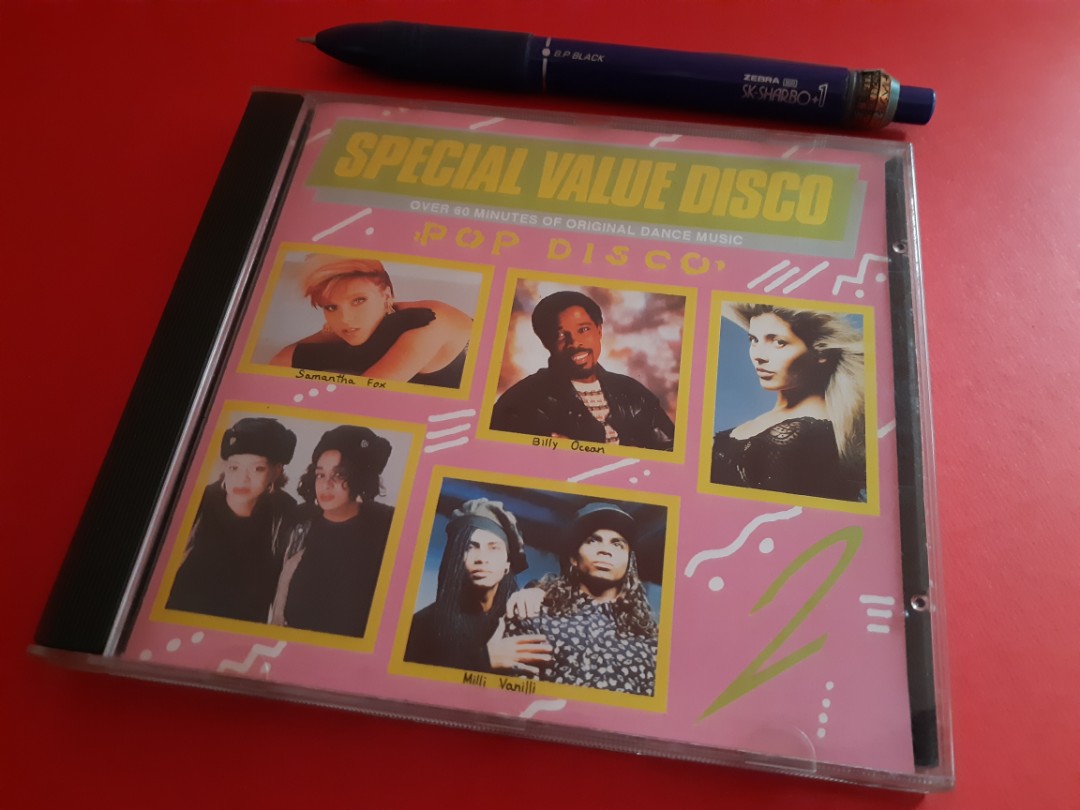 80s罕有絕版CD Pop Disco Vol.2 Samanthat Fox Billy Ocean Milli Vanilli Man ...