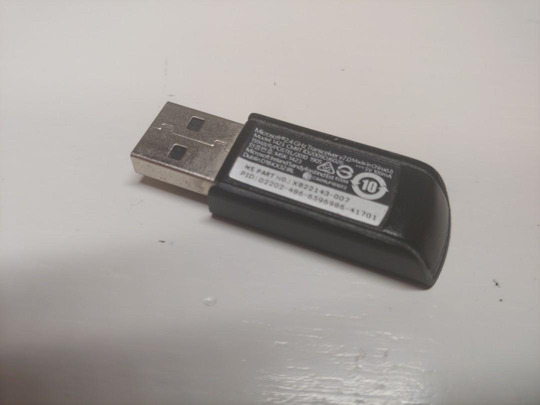 Microsoft 鍵盤/滑鼠 2.4GHz 接收器 (Model: 1423), 電腦＆科技, 電腦周邊及配件, 電腦鍵盤及相關產品 ...