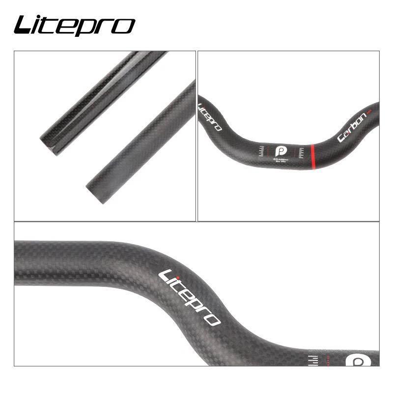 ️ Litepro 25.4*580mm Bike M Handlebar 3k Matte Carbon fiber, Sports ...