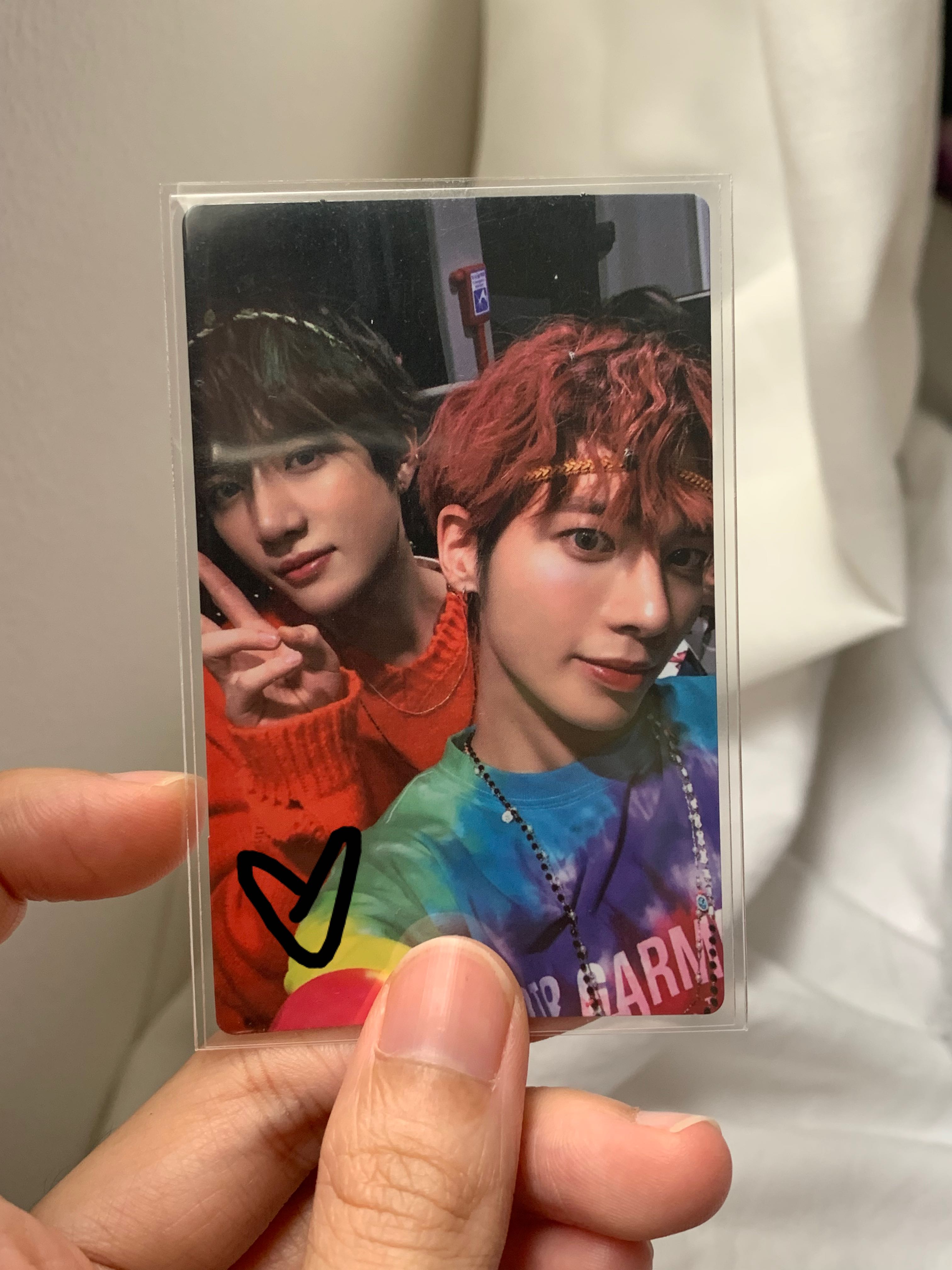 txt official 2nd h:our photobook pb taegyu pc photocard with freeze ...