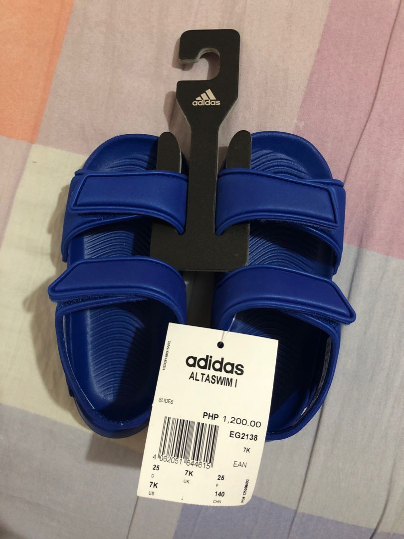 Adidas Slides Kids (Altaswim 1), Babies & Kids, Babies & Kids Fashion ...