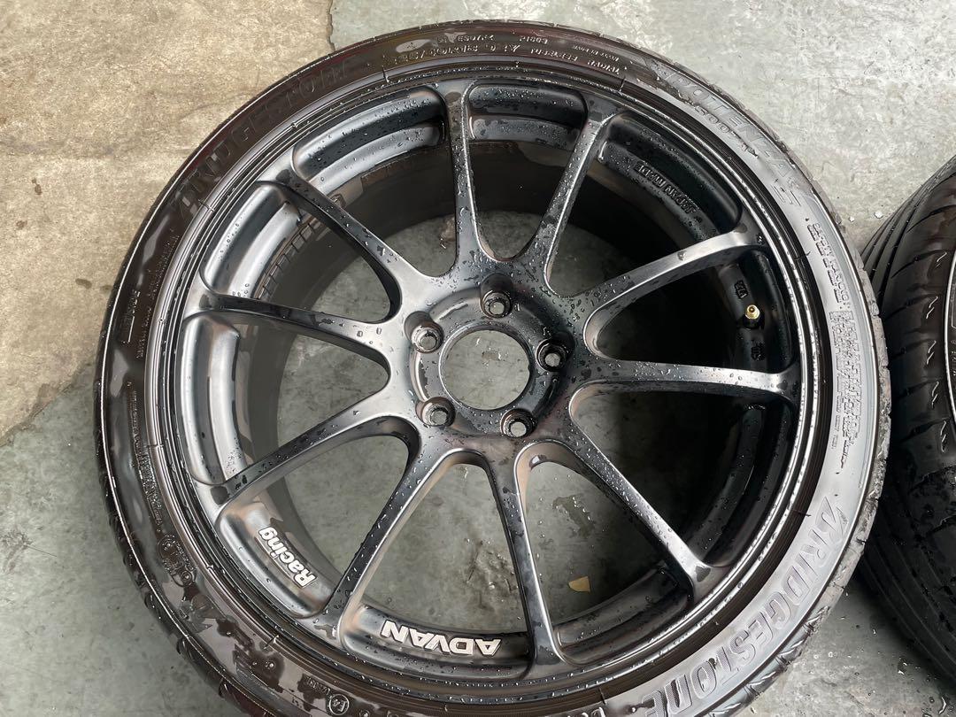 Advan RZ 18x8 +45, Car Accessories, Tyres & Rims on Carousell