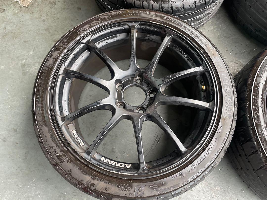 Advan RZ 18x8 +45, Car Accessories, Tyres & Rims on Carousell