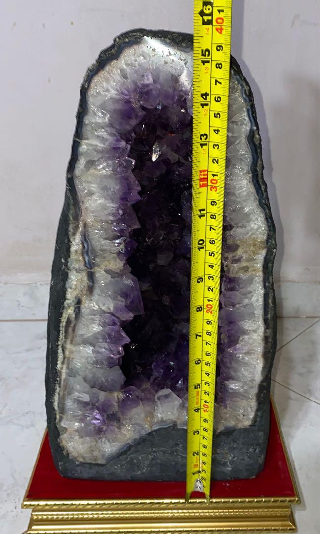 Amethyst Geode Cave / Free Water Fountain, Hobbies & Toys, Memorabilia ...