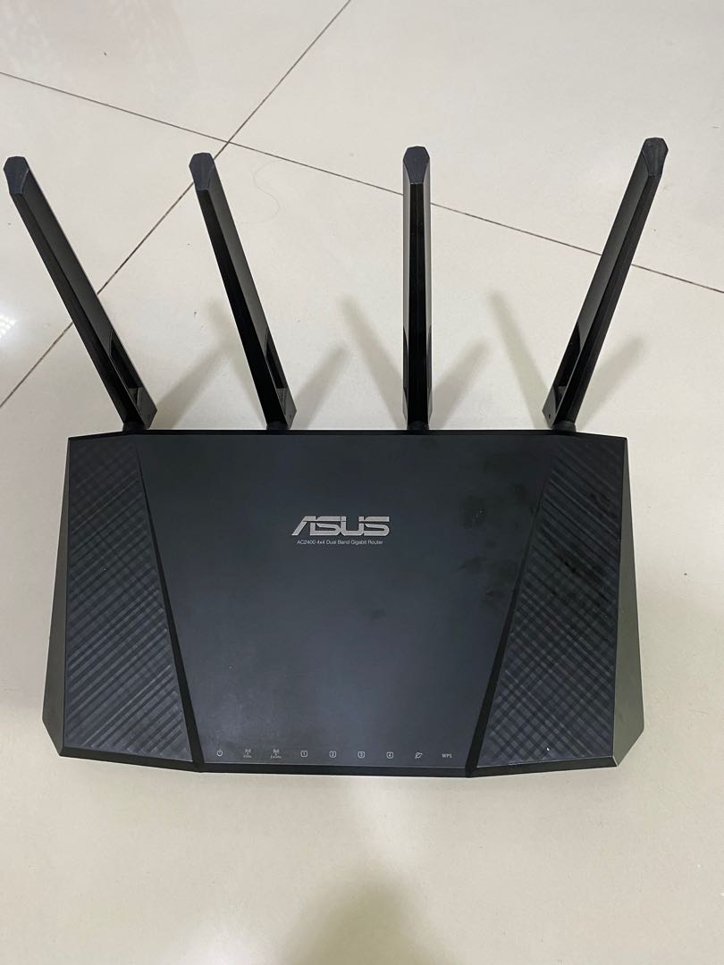 Asus AC2400 Dual Band Gigabyte Wireless Router, Computers & Tech, Parts ...