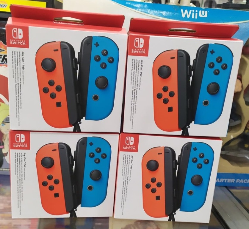 BRAND NEW Nintendo Switch Joy Con / Joycon Controller Red Blue ...