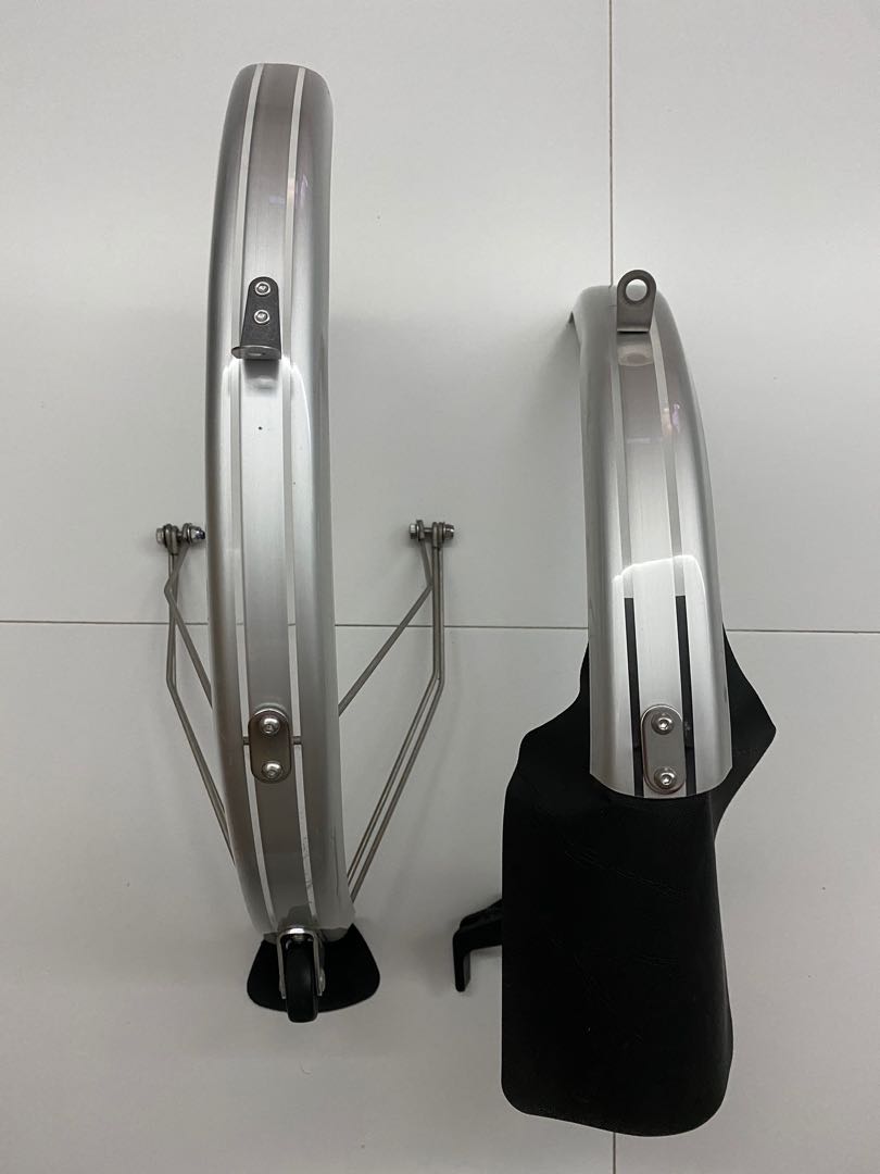Brompton front and rear mudguard/fenders, Sports Equipment, Bicycles ...