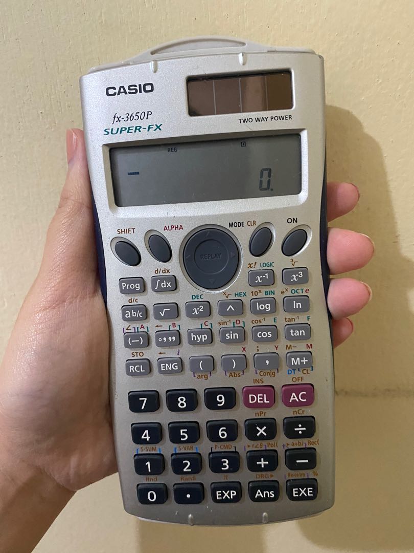 Casio scientific calculator (casio fx- 3650), Computers & Tech, Office ...