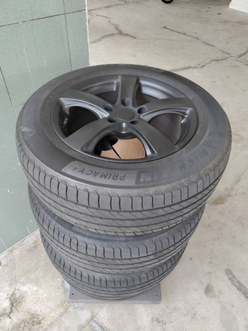 Chevrolet 5x115 Rim with Tires, Car Accessories, Tyres & Rims on Carousell