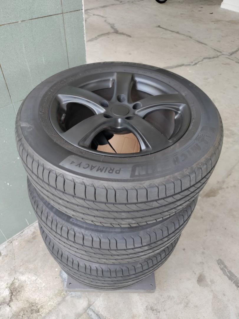 Chevrolet 5x115 Rim with Tires, Car Accessories, Tyres & Rims on Carousell