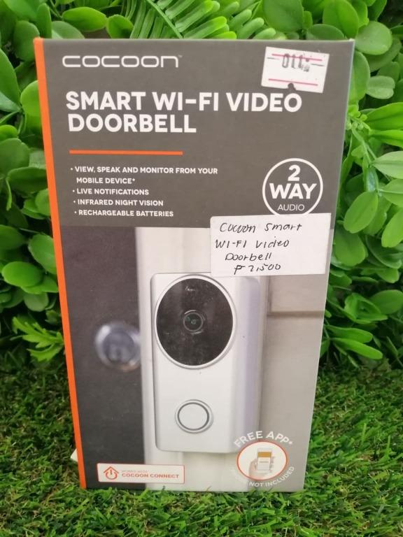 Cocoon Smart WI-FI Video Doorbell, Furniture & Home Living, Security ...