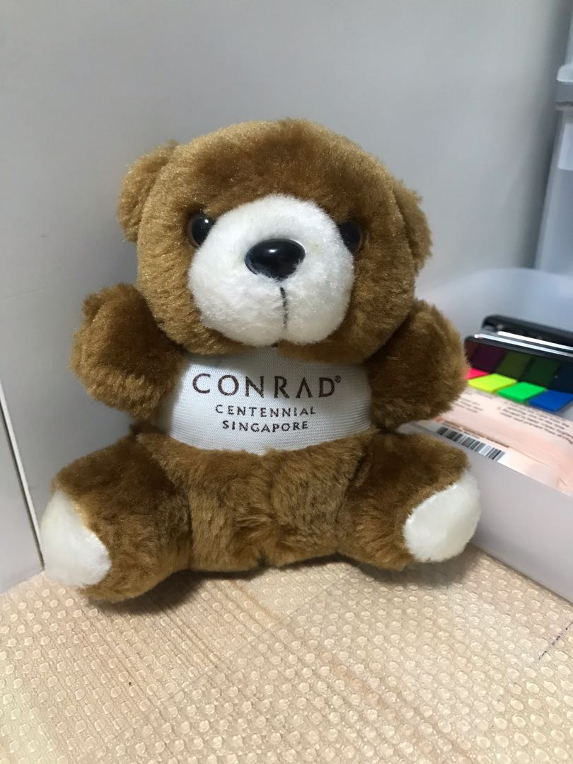 Conrad Teddy Bear, H15xW12cm, Hobbies & Toys, Toys & Games on Carousell