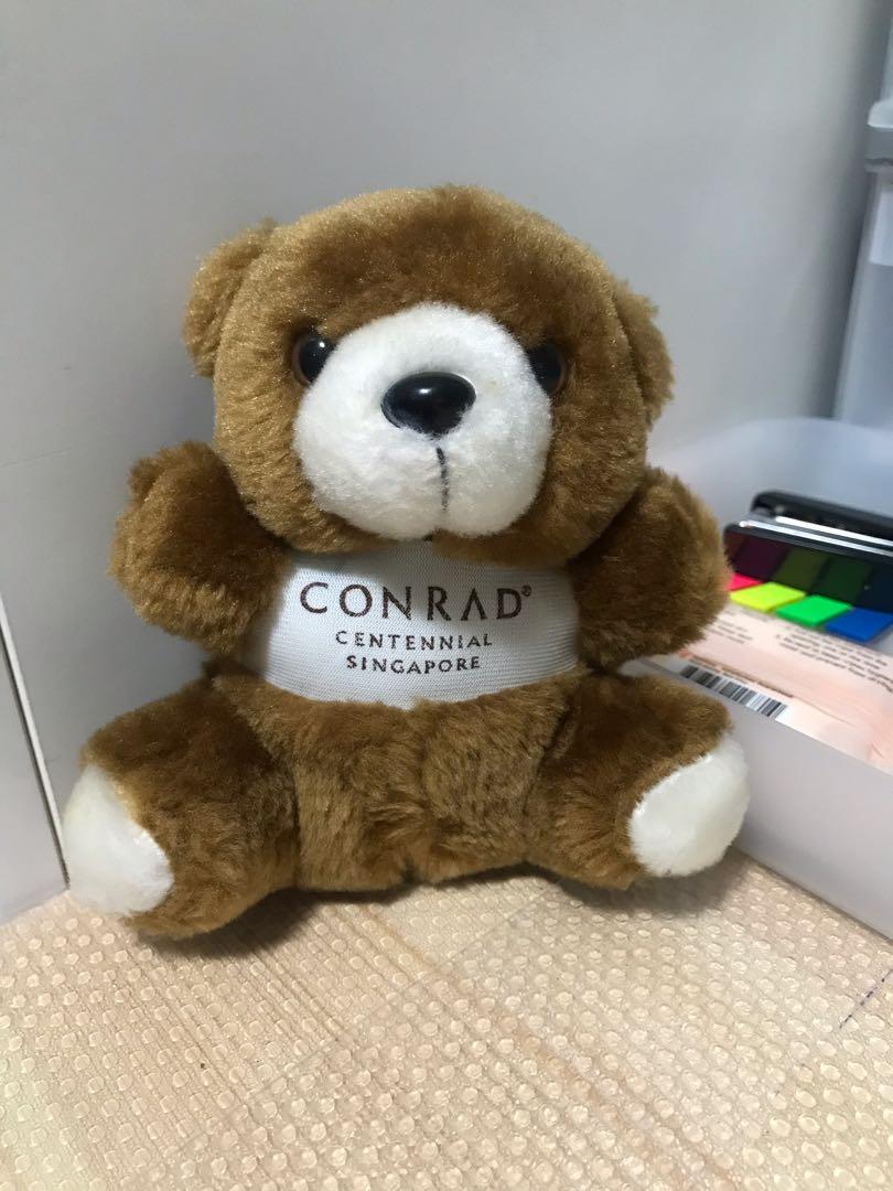 Conrad Teddy Bear, H15xW12cm, Hobbies & Toys, Toys & Games on Carousell
