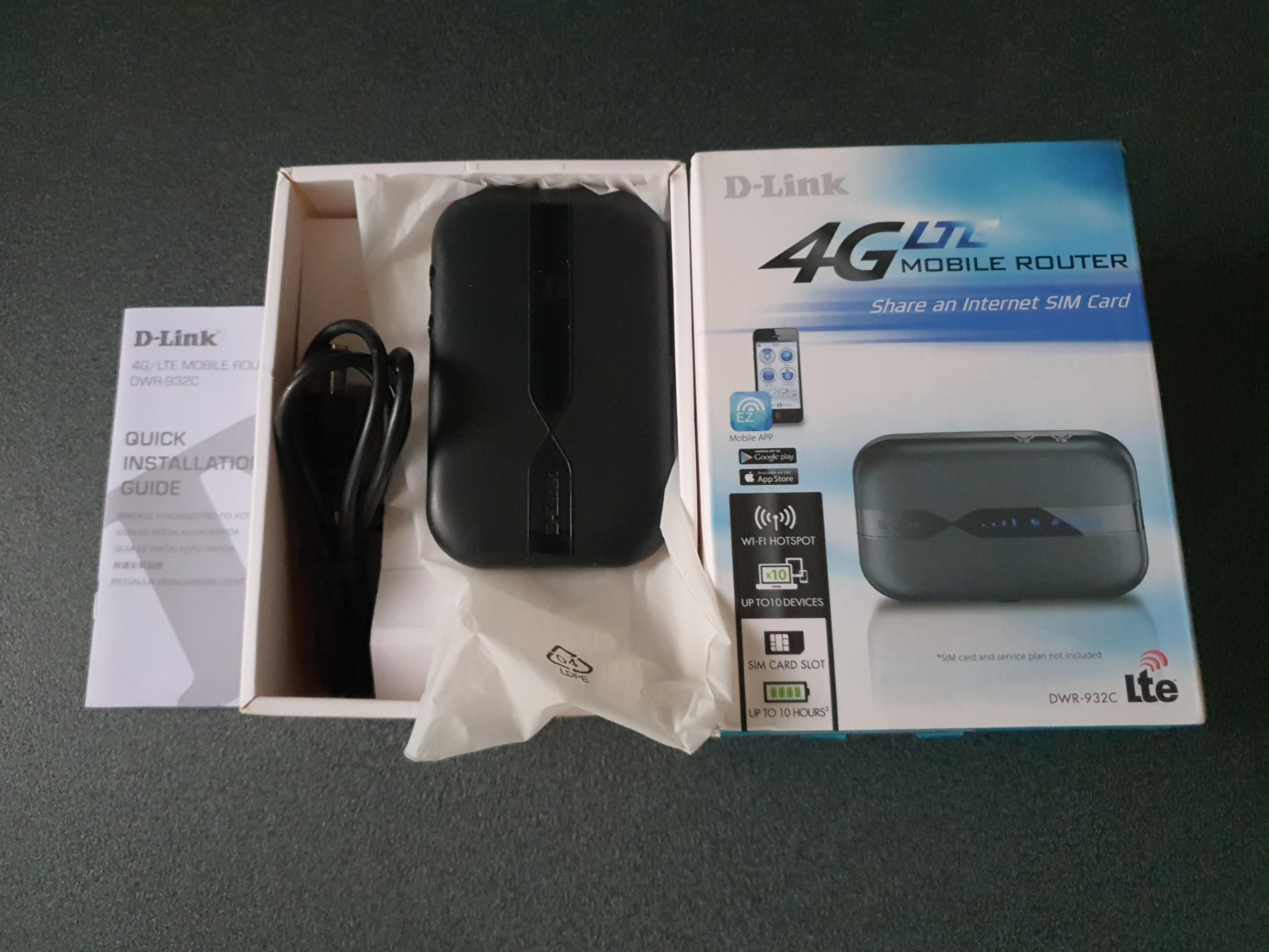 D-Link DWR-932C 4G LTE Mobile Router, Computers & Tech, Parts & Accessories, Networking on Carousell