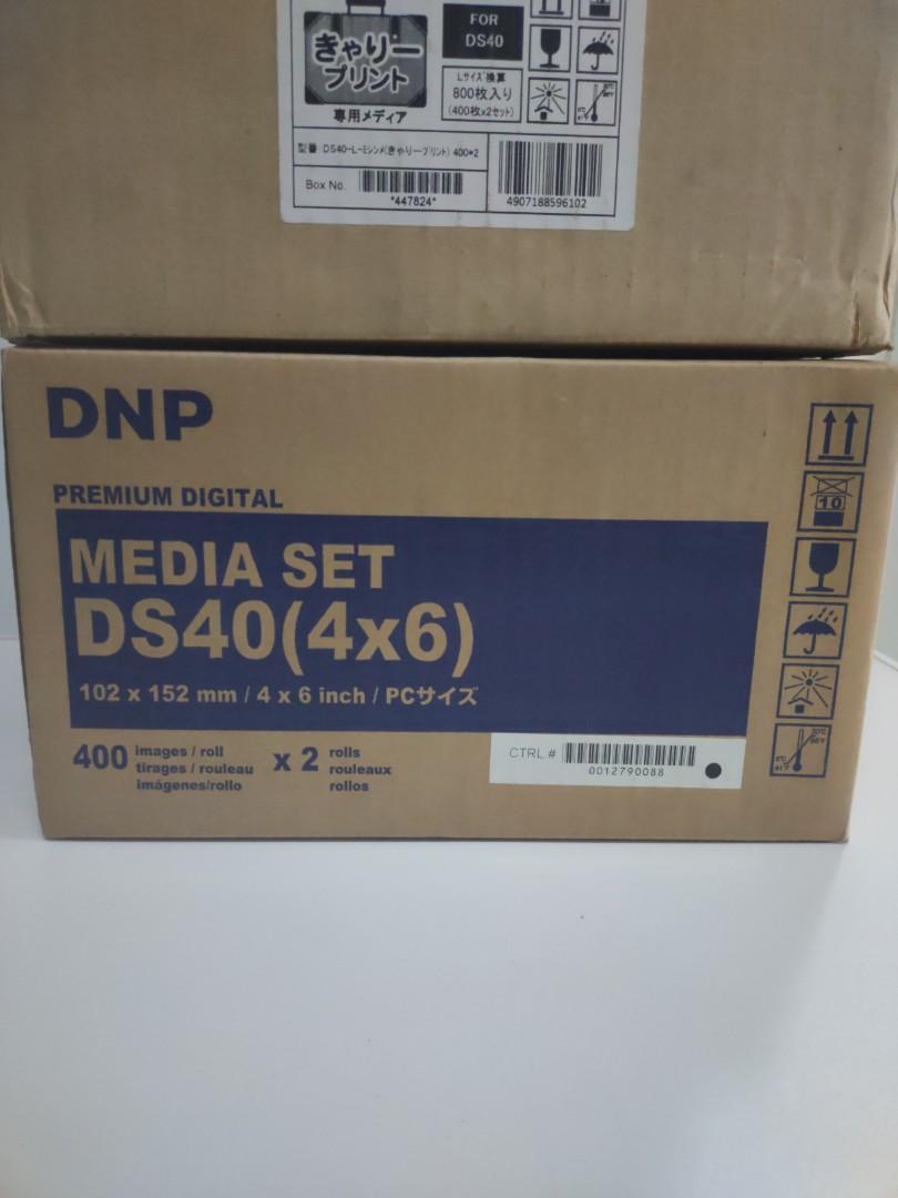 DNP DS40 perforated media card size, Photography, Photography Accessories, Other Photography ...
