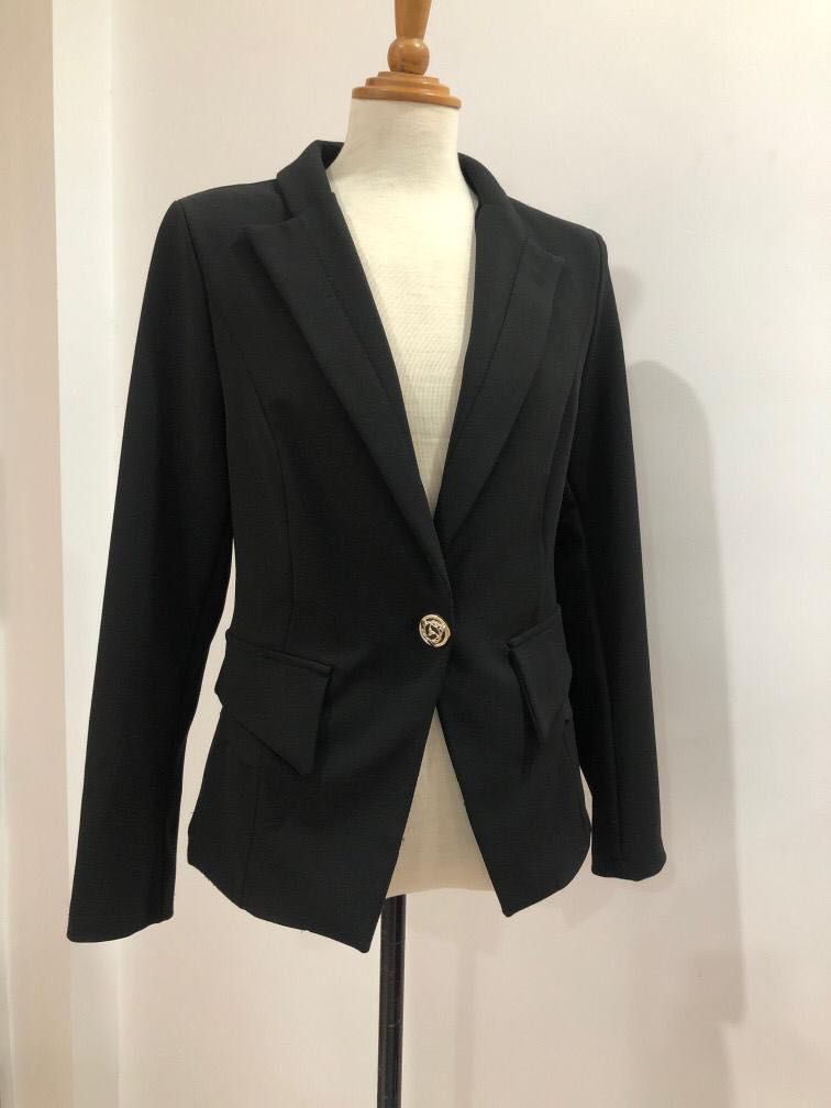 Fei Fei Fu Shi (Black Blazer), Women's Fashion, Coats, Jackets and ...