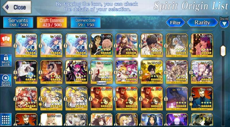 Fgo NA buster whale acc + 1000sq+, Video Gaming, Gaming Accessories, In ...