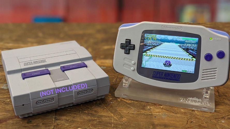 GBA TV Gameboy Advance IPS V3 AV TV Out Mod NINTENDO (SNES EDITION ...