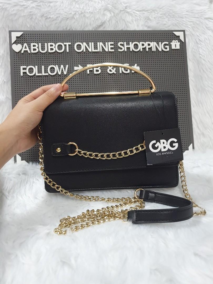 GBG Black Logo Satchel NEW Chain Straps - munimoro.gob.pe