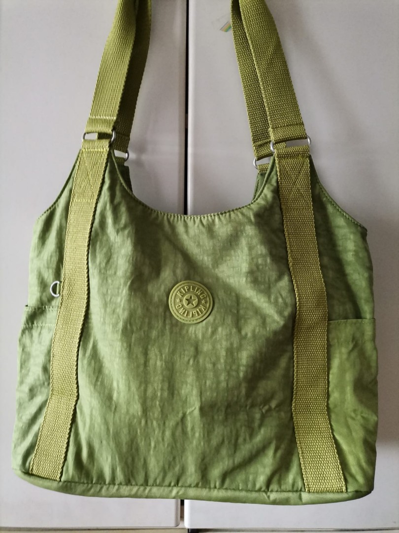 Green Kipling Bag, Women's Fashion, Bags & Wallets, Shoulder Bags on ...