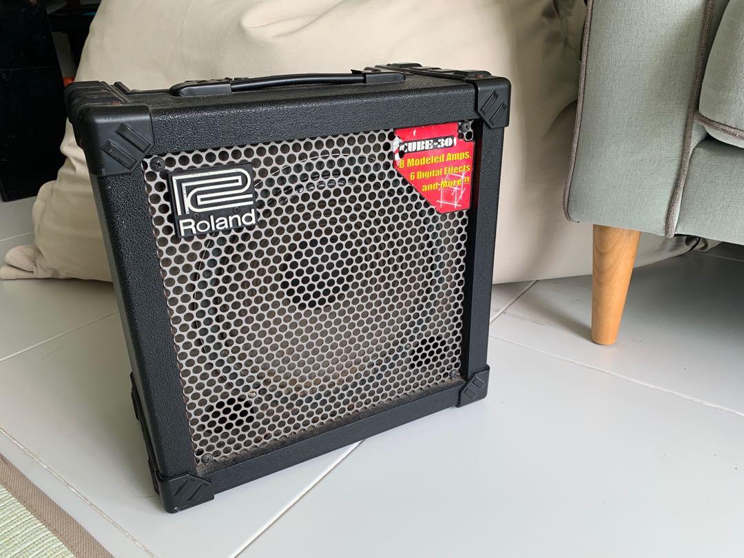 Roland cube 30 Guitar Amplifier, Hobbies & Toys, Music & Media, Musical ...